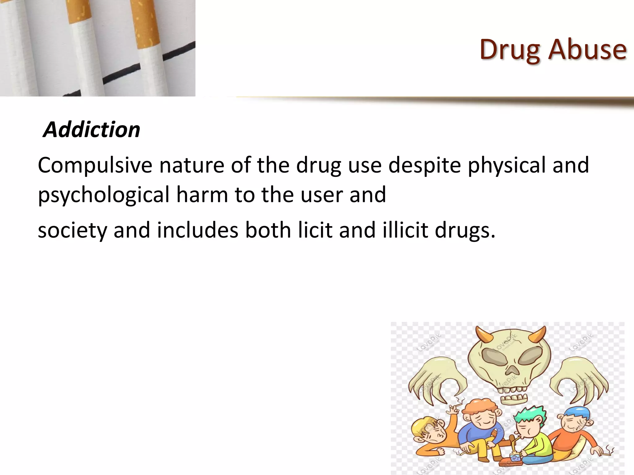 Prevalence, Types and Impact of Drug Abuse | PDF