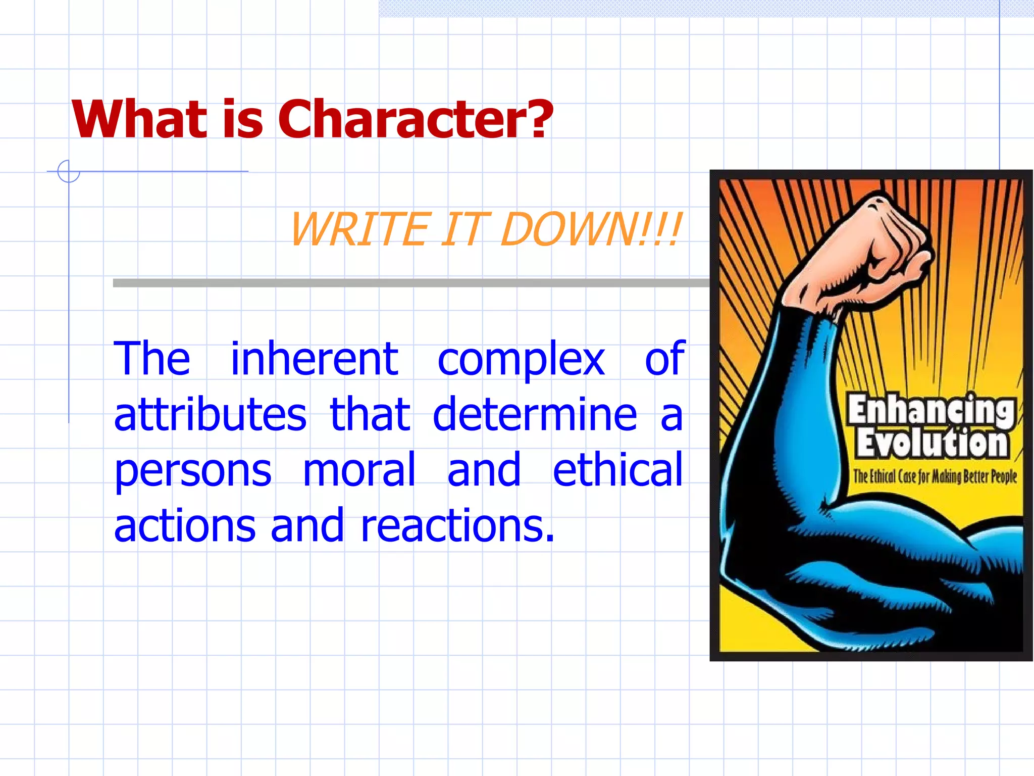 Moral Values & Character Building | PPT