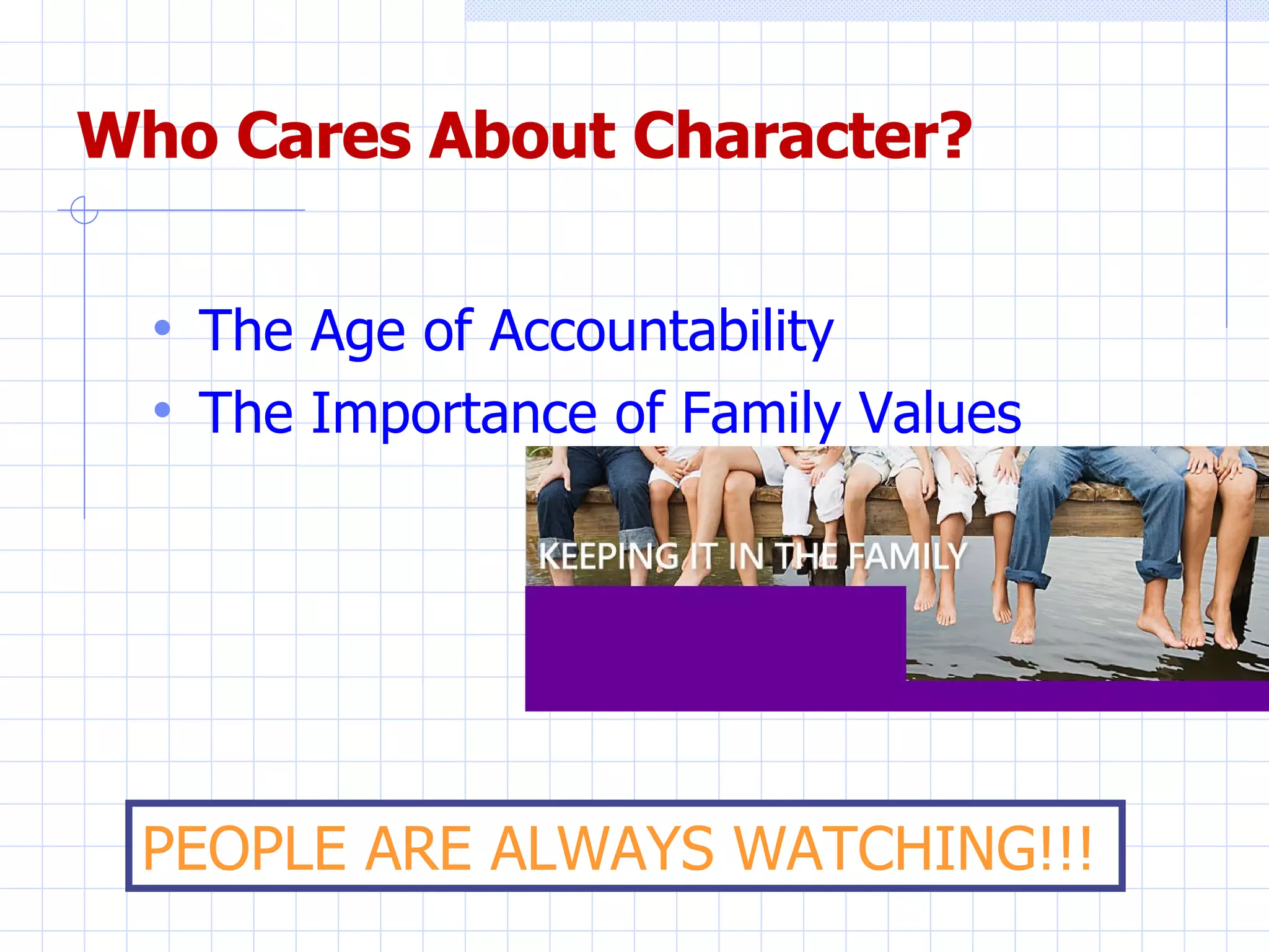 Moral Values & Character Building | PPT