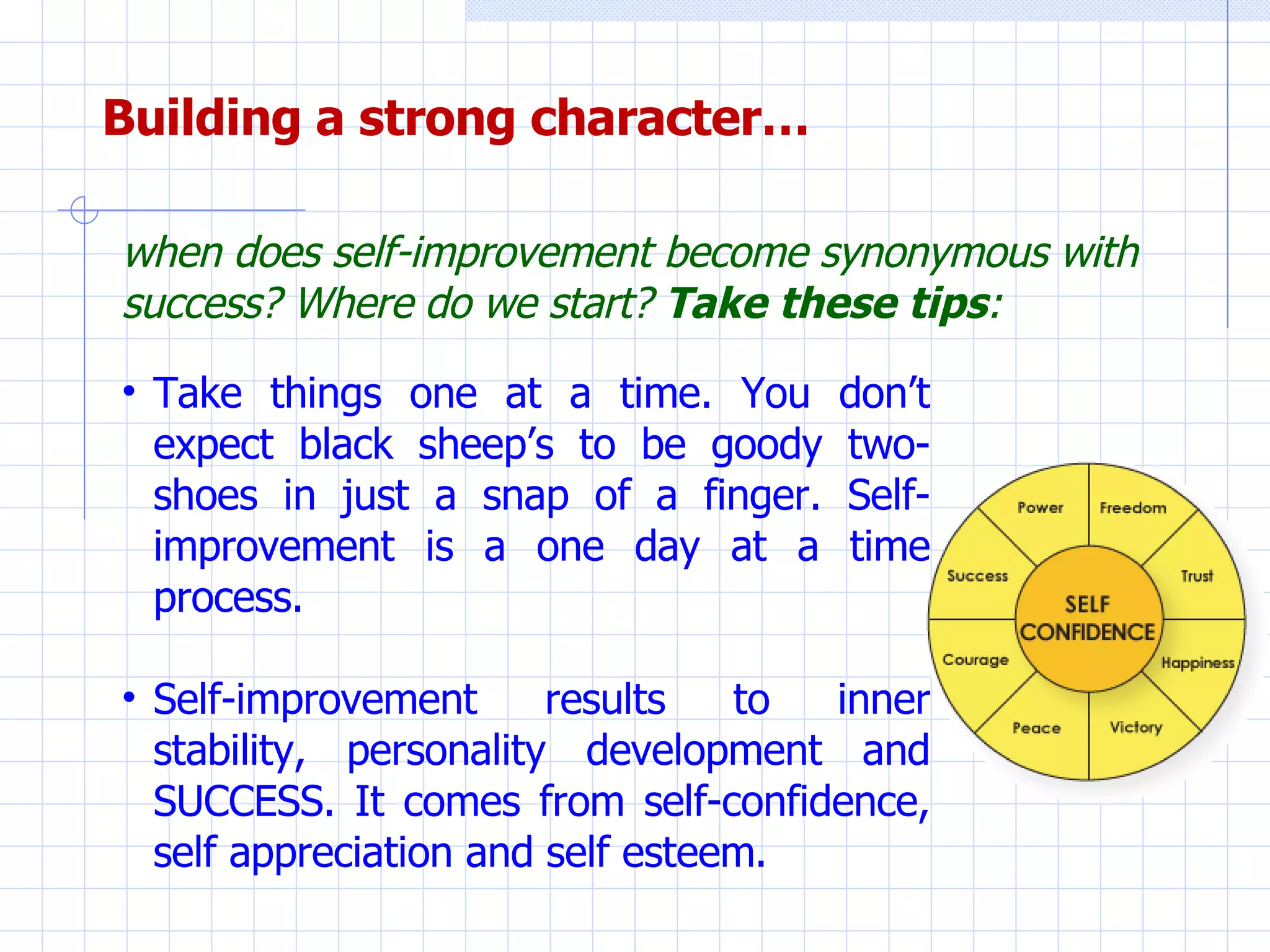 Moral Values & Character Building | PPT