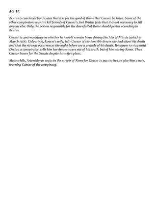 JC Act Summaries | PDF