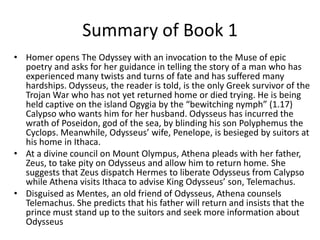 Summaries of the odyssey | PPTX
