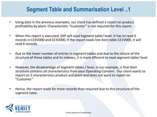 Summarisation levels in SAP COPA | PPTX