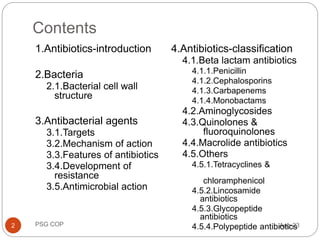 SUMMARIZATION OF ANTIBIOTICS.pptx