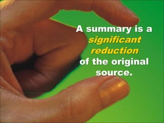 summarize.ppt