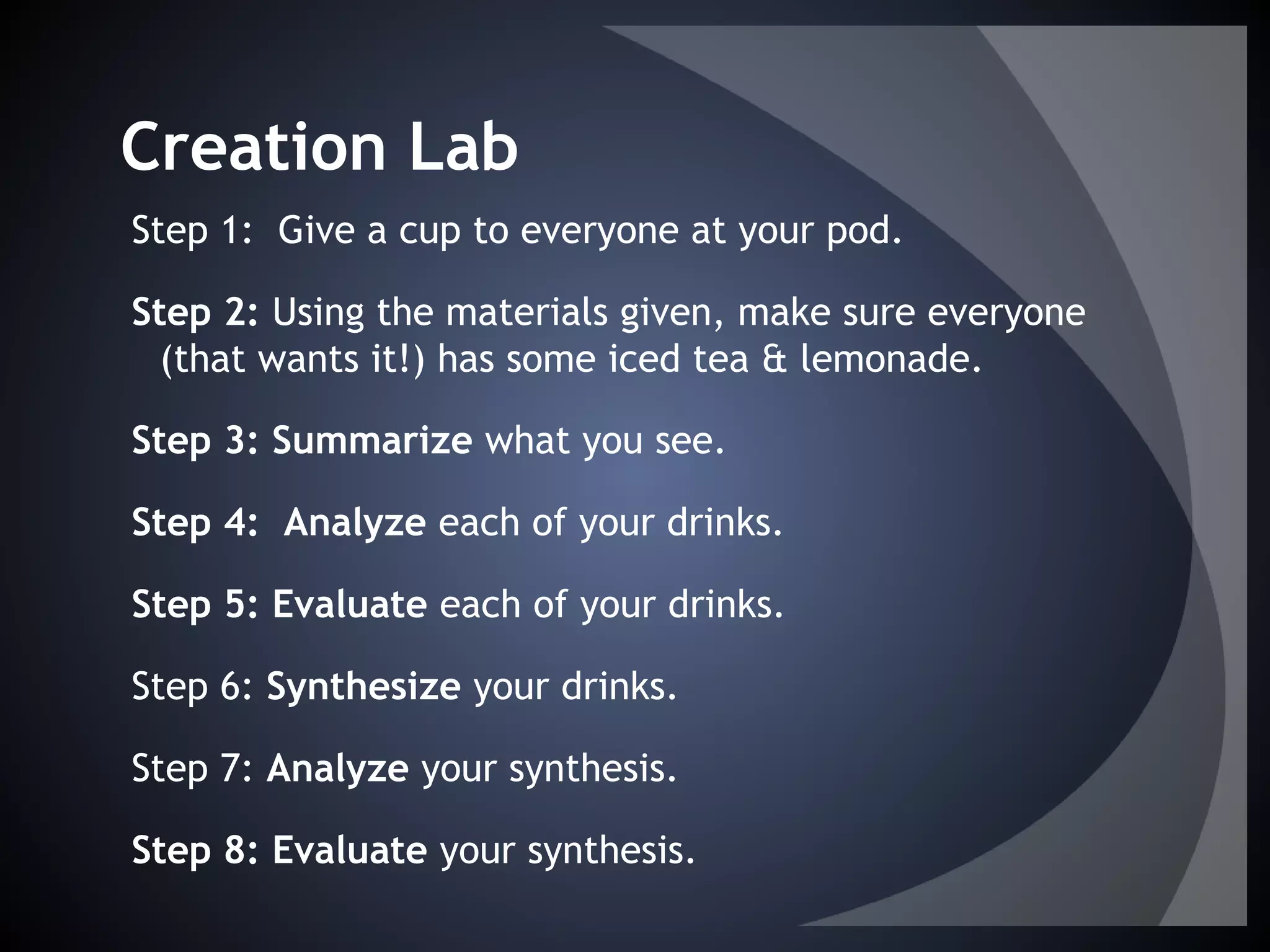 Summarize analyze-evaluate-synthesize-notes | PDF