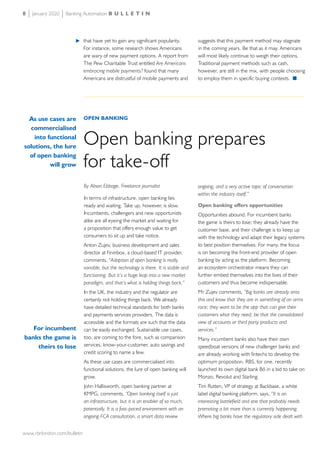 Backbase banking automation bulletin coverage | PDF