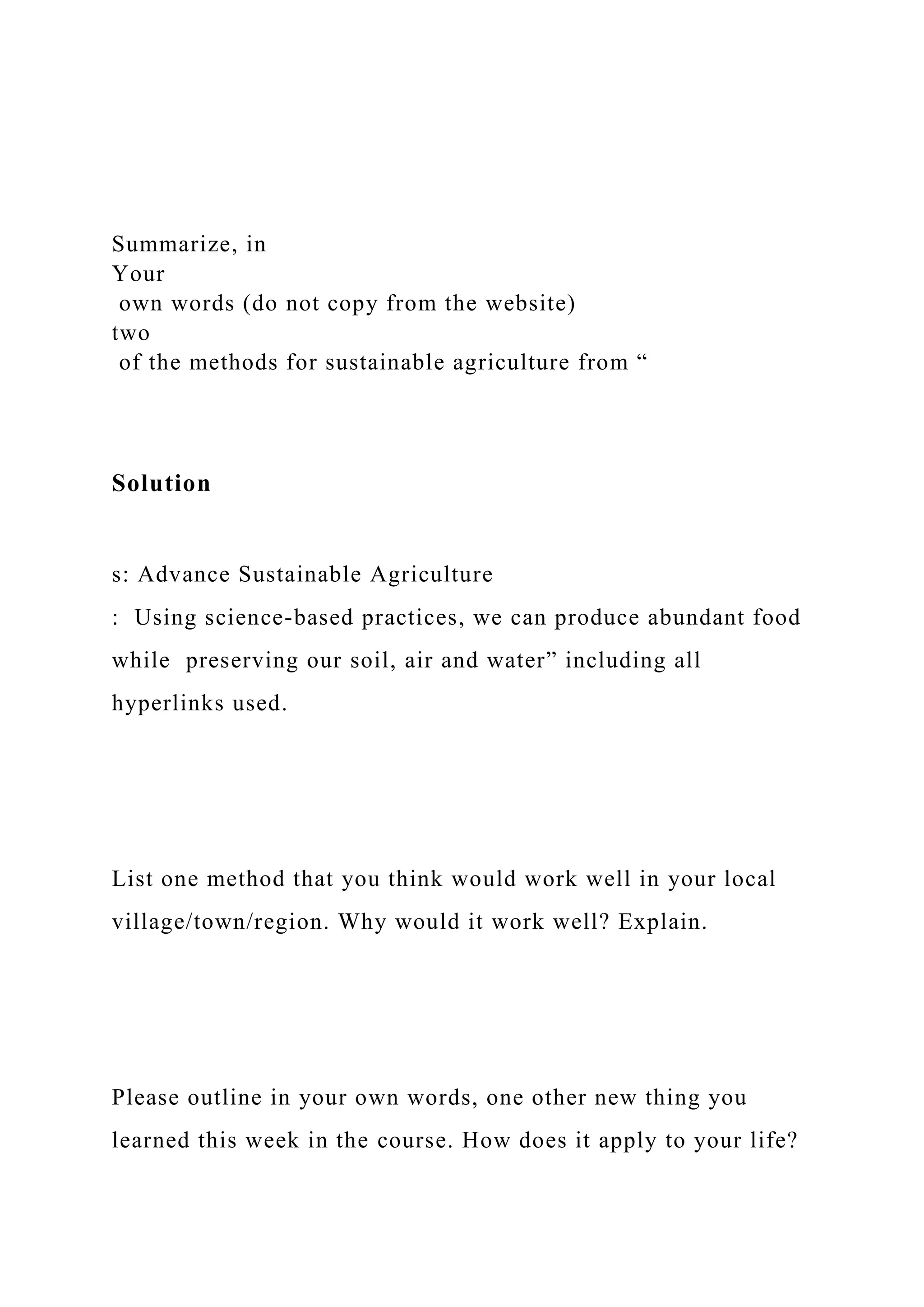 Summarize, in Your own words (do not copy from the website.docx