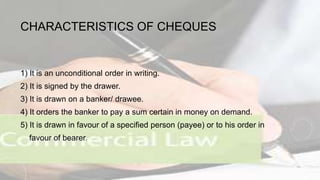 INSTRUMENTS RELATED EXAMPLE NI, BOE, AND CHEQUE | PPTX