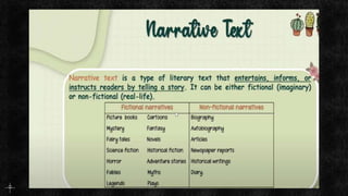 Summarize various text types based on elements.pptx