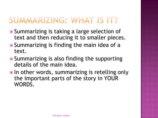Summarizing | PPTX