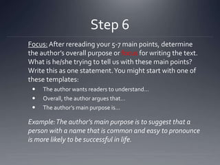 Summarizing | PPTX