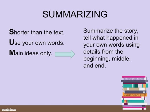 Summarizing | PPT