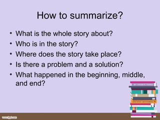 Summarizing | PPT