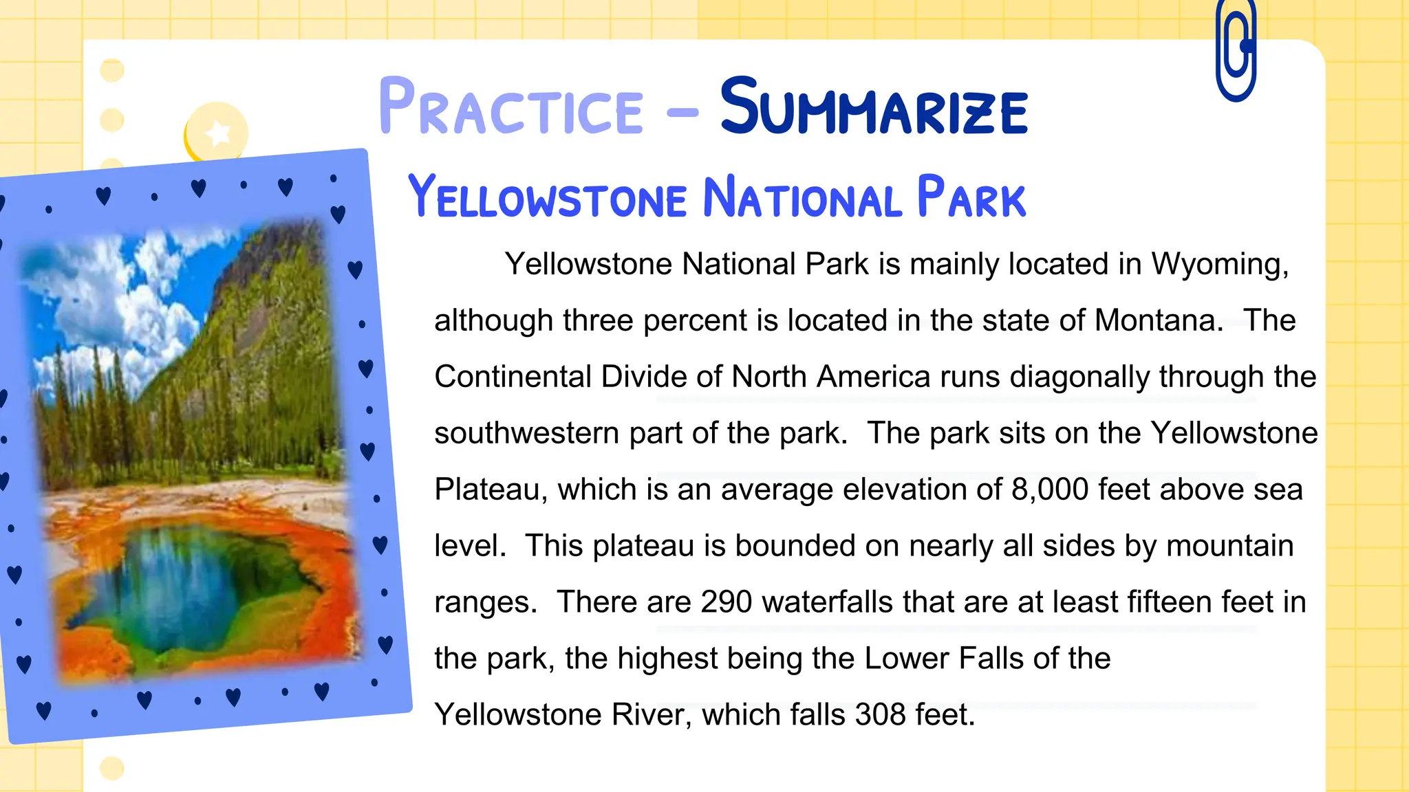 Summarizing - Grade 6.pptx the power point presentation explains the ...