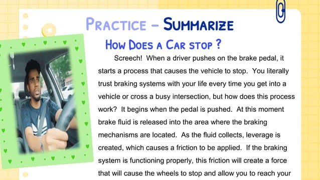 Summarizing - Grade 6.pptx the power point presentation explains the ...