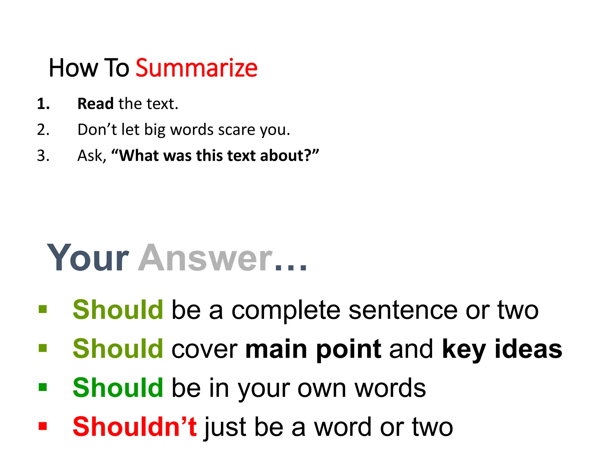 summarizing-lesson.ppt English literature | PPT