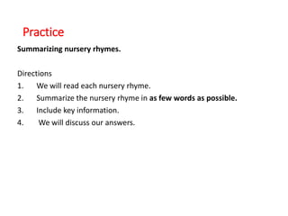 summarizing-lesson.ppt English literature | PPT