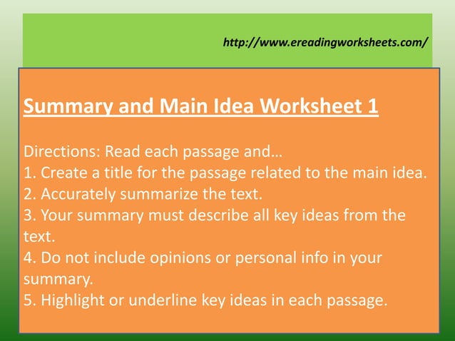 Summarizing power point | PPTX
