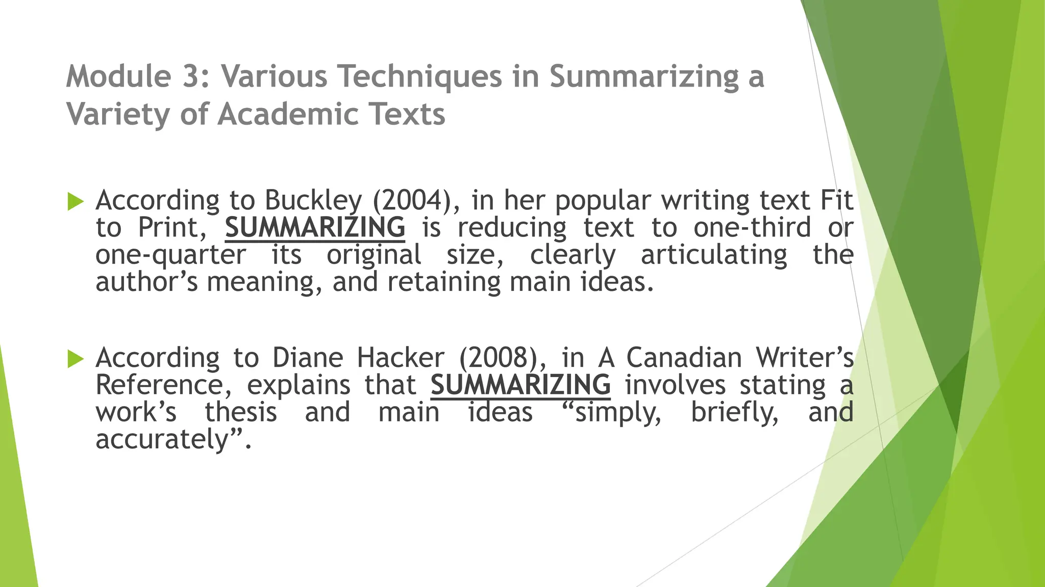 MODULES IN EAPP summarizing academic text.pptx