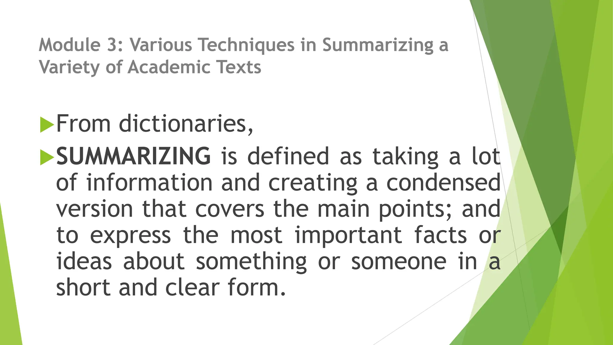 MODULES IN EAPP summarizing academic text.pptx