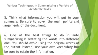 MODULES IN EAPP summarizing academic text.pptx