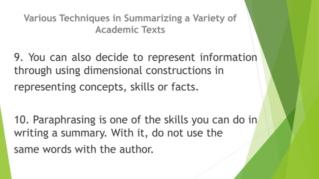MODULES IN EAPP summarizing academic text.pptx | Weather | Science
