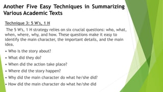 MODULES IN EAPP summarizing academic text.pptx