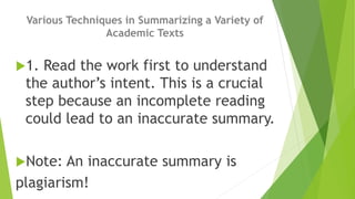 MODULES IN EAPP summarizing academic text.pptx