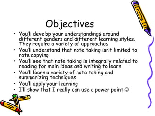 Summarizing And Note Taking | PPT