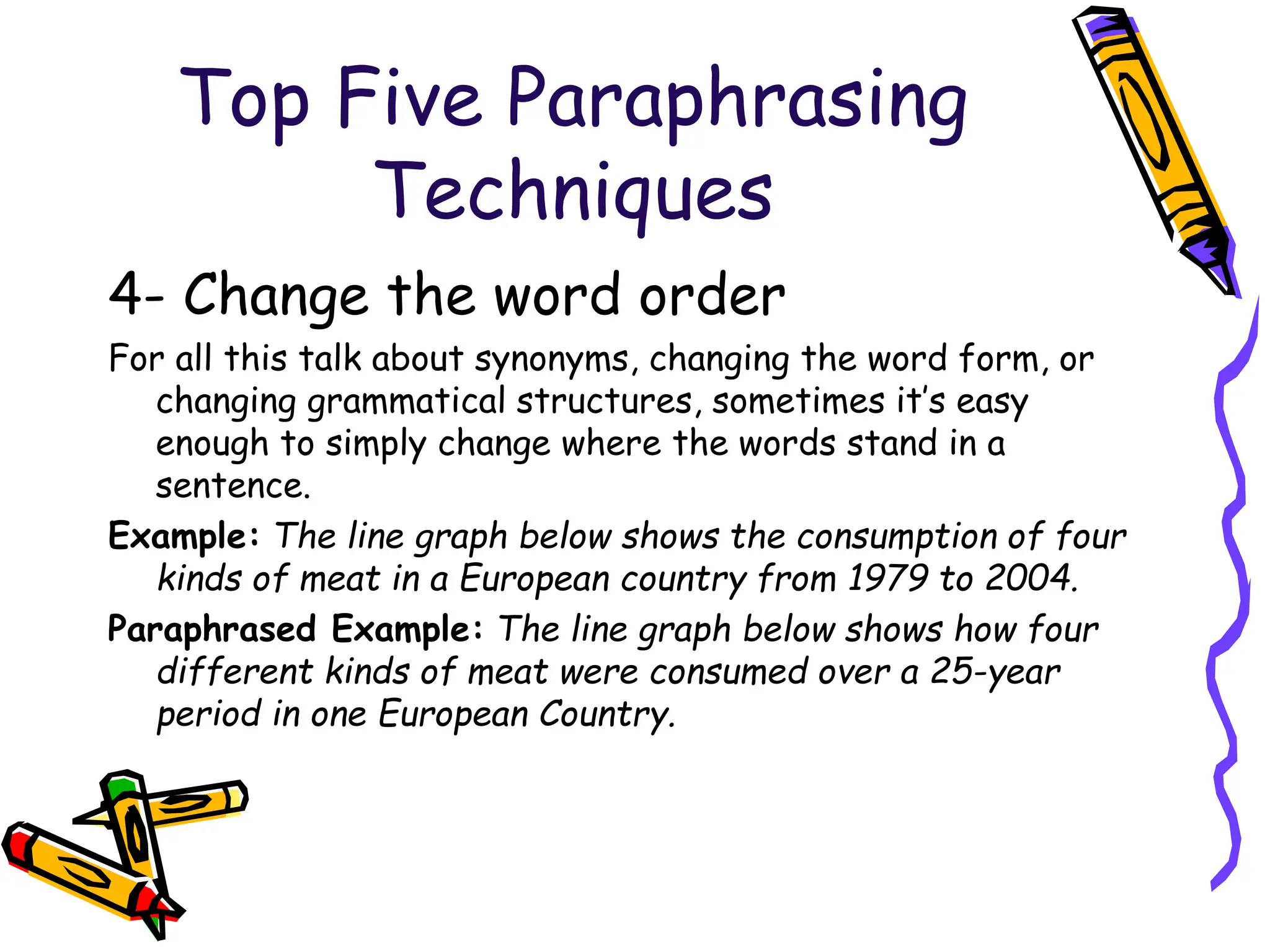 Summarizing and paraphrasing explanation PowerPoint | PPTX