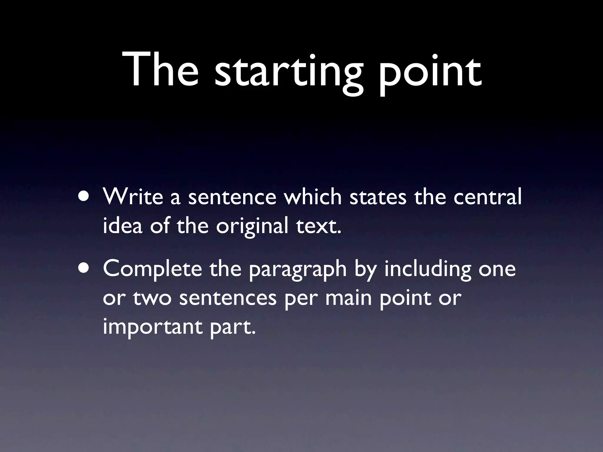 Summarizing A Scientific Text | KEY