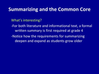 Summarizing for the 21st Century | PPT
