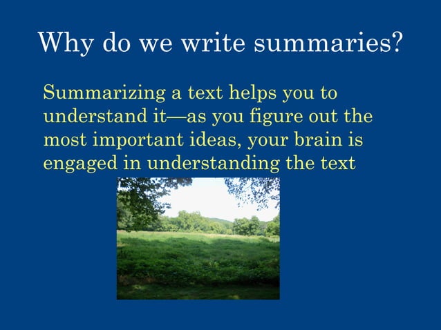 Summarizing nonfictionpowerpoint | PPT