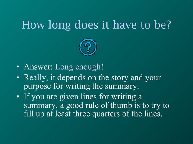 Summarizing A Story | PPT | Gardening | Home & Garden