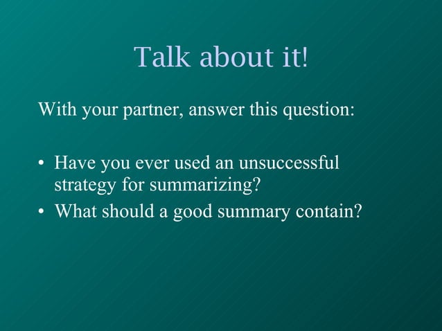 Summarizing A Story | PPT | Gardening | Home & Garden