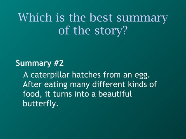 Summarizing A Story | PPT | Gardening | Home & Garden