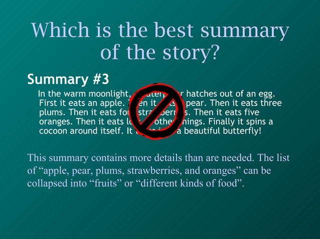Summarizing A Story | PPT | Gardening | Home & Garden