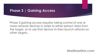 Summarizing the five phases of penetration testing | PPTX