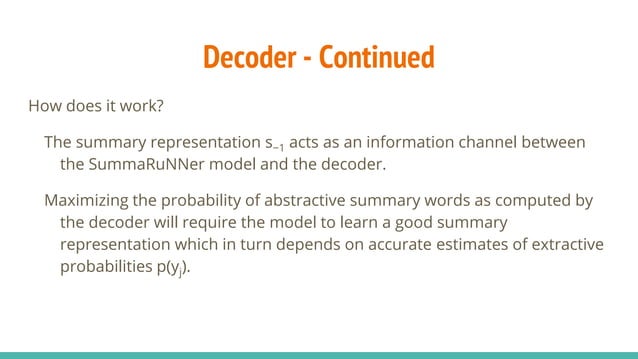 SummaRuNNer: A Recurrent Neural Network based Sequence Model for Extractive Summarization of ...