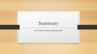Intellectual Property Summary | PPTX