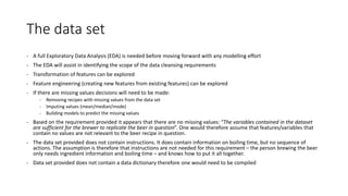 Machine Learning Approaches to Brewing Beer | PDF