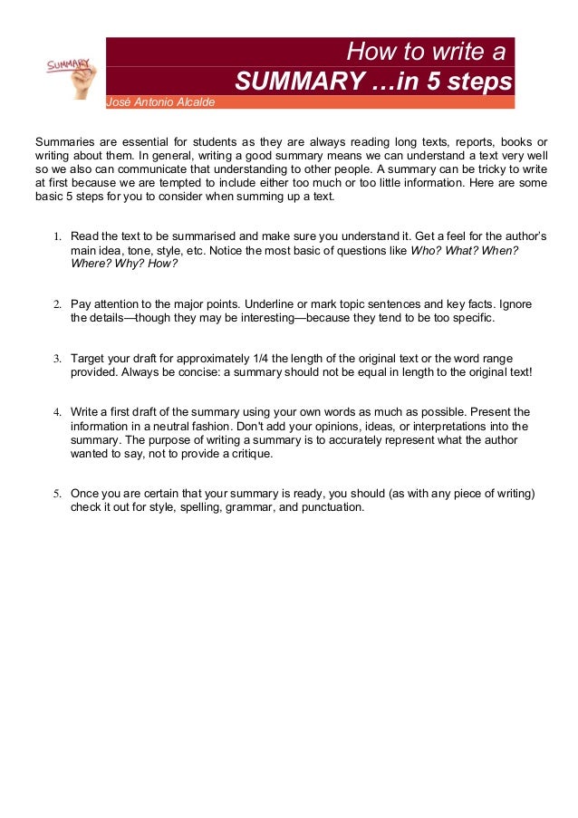 Summary Writing summary-writing