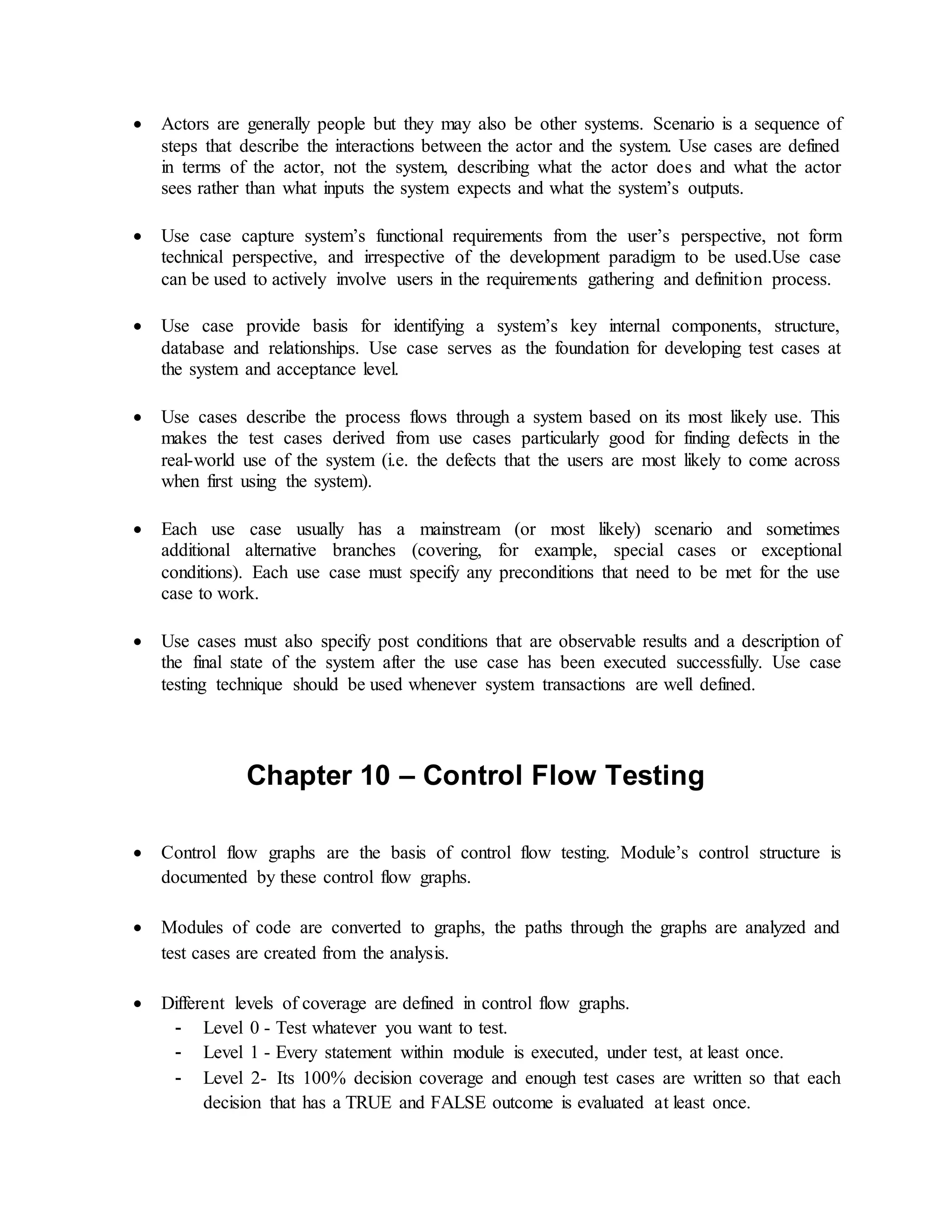 A PRACTITIONER'S GUIDE TO SOFTWARE TEST DESIGN [Summary] | DOCX