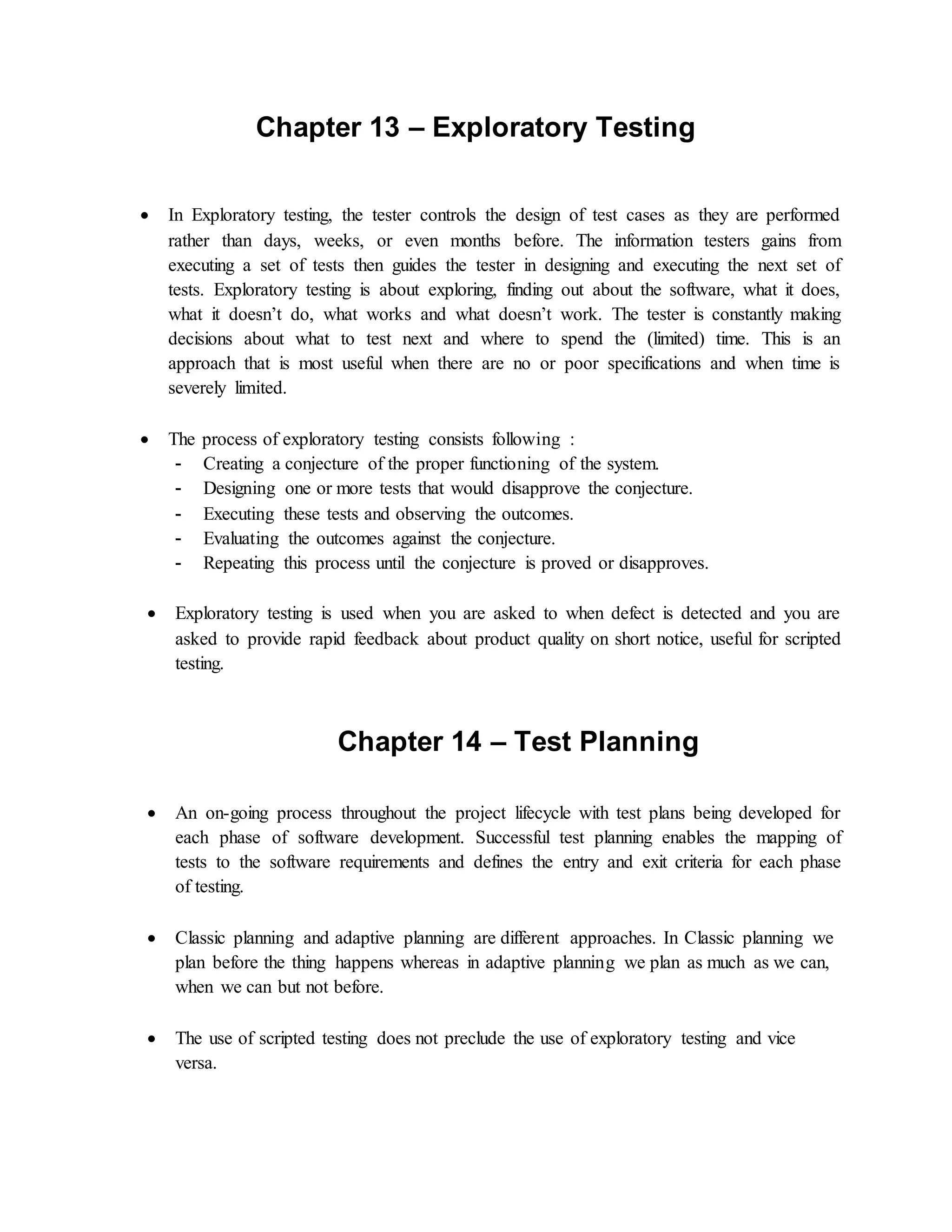 A PRACTITIONER'S GUIDE TO SOFTWARE TEST DESIGN [Summary] | DOCX