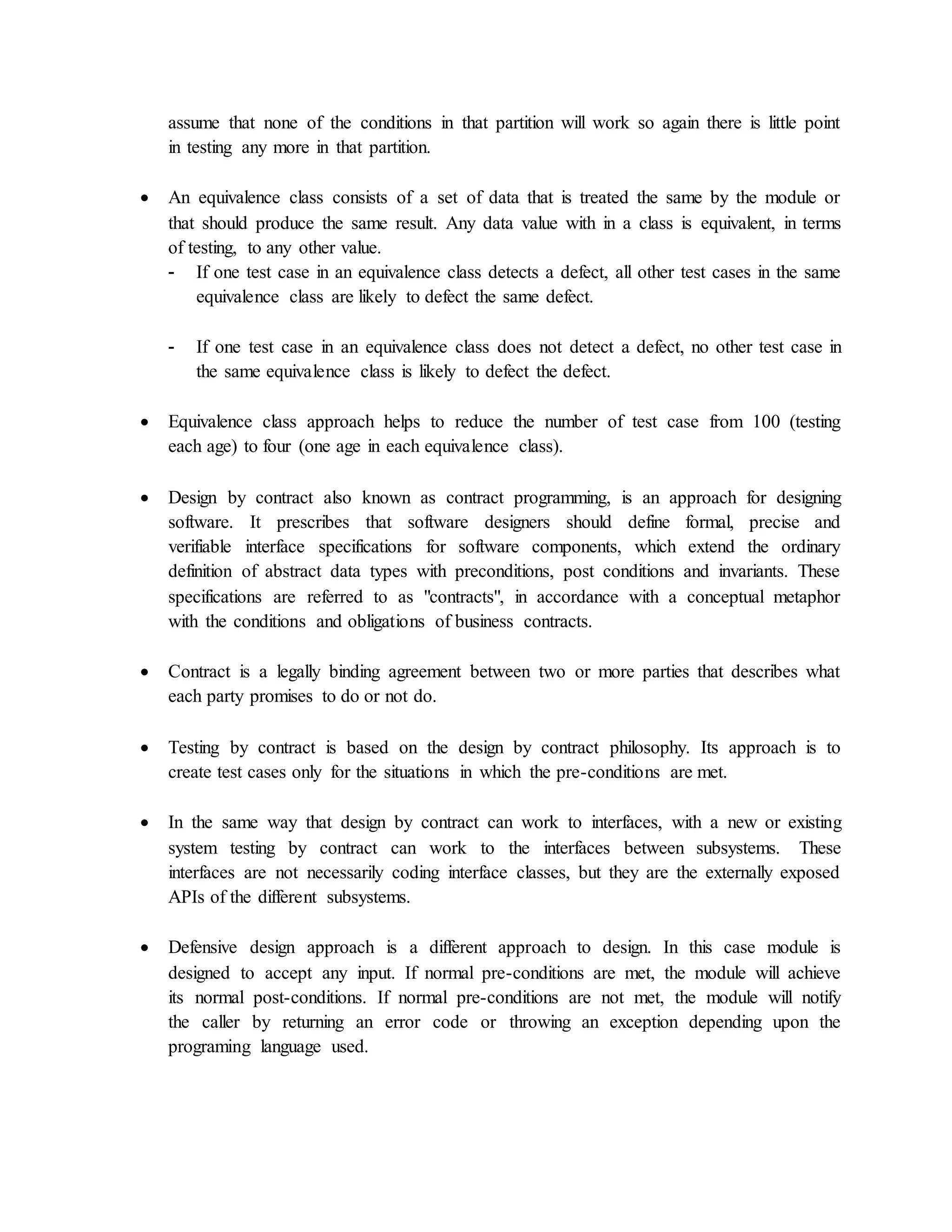 A PRACTITIONER'S GUIDE TO SOFTWARE TEST DESIGN [Summary] | DOCX