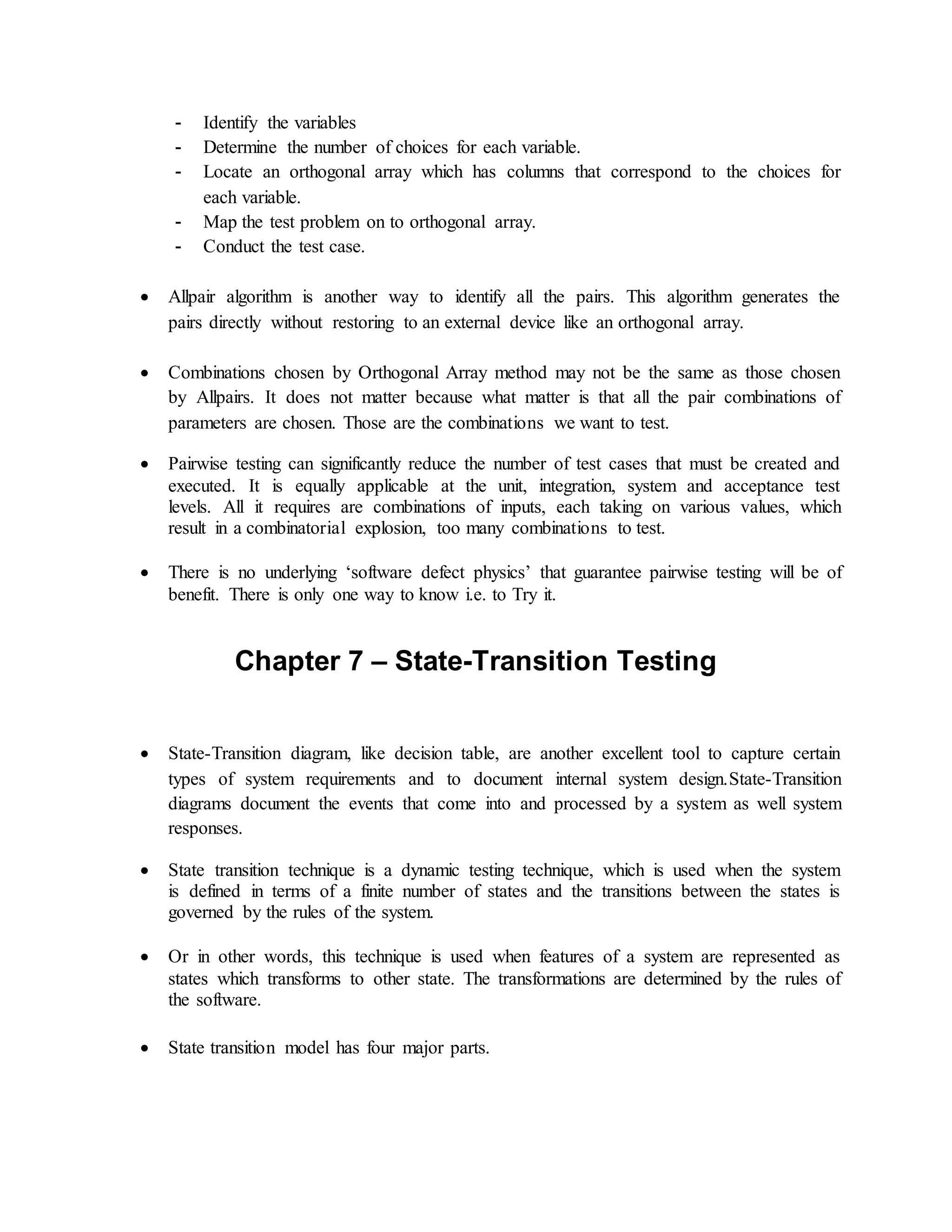 A PRACTITIONER'S GUIDE TO SOFTWARE TEST DESIGN [Summary] | DOCX