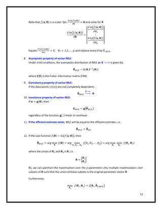 Estimation Theory Class (Summary and Revision) | PDF