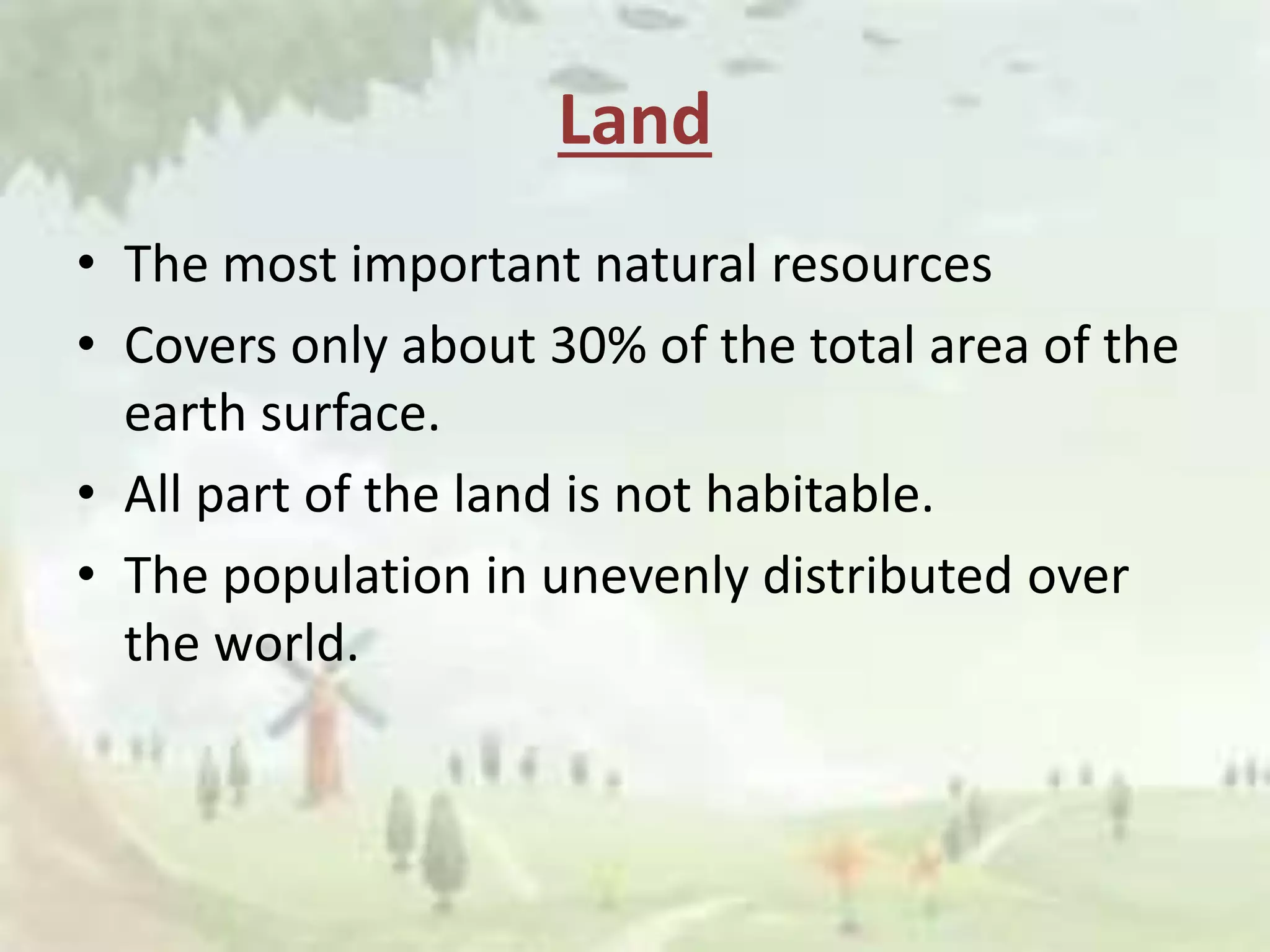 CLASS 8 CHAPTER 2 LAND WATER SOIL NATURAL VEGETATION AND WILD LIFE | PPTX