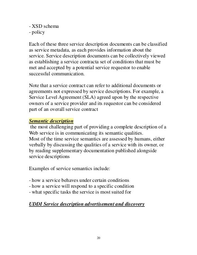 Part I Summary Of Service Oriented Architecture Soa Concepts